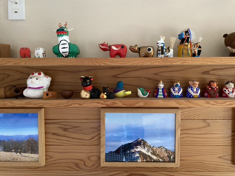 集めている大好きな民芸品を飾れる場所も考えて、家をつくりました。 | ひだまり設計工房/千葉県船橋市の小さな工務店